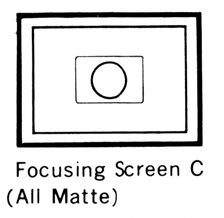 Canon F-1 (Original) Focusing Screens – Vintage Camera Digest