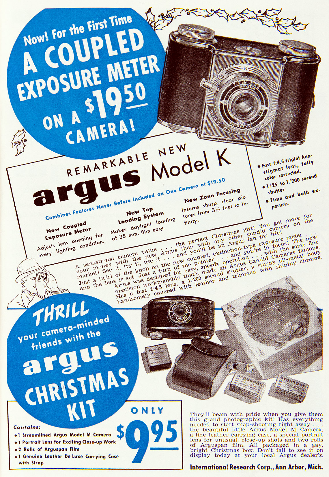 Vintage Photo Ads: Argus – Vintage Camera Digest