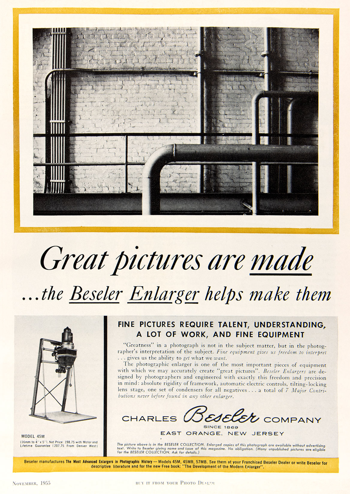 Vintage Photo Ads: Beseler – Vintage Camera Digest