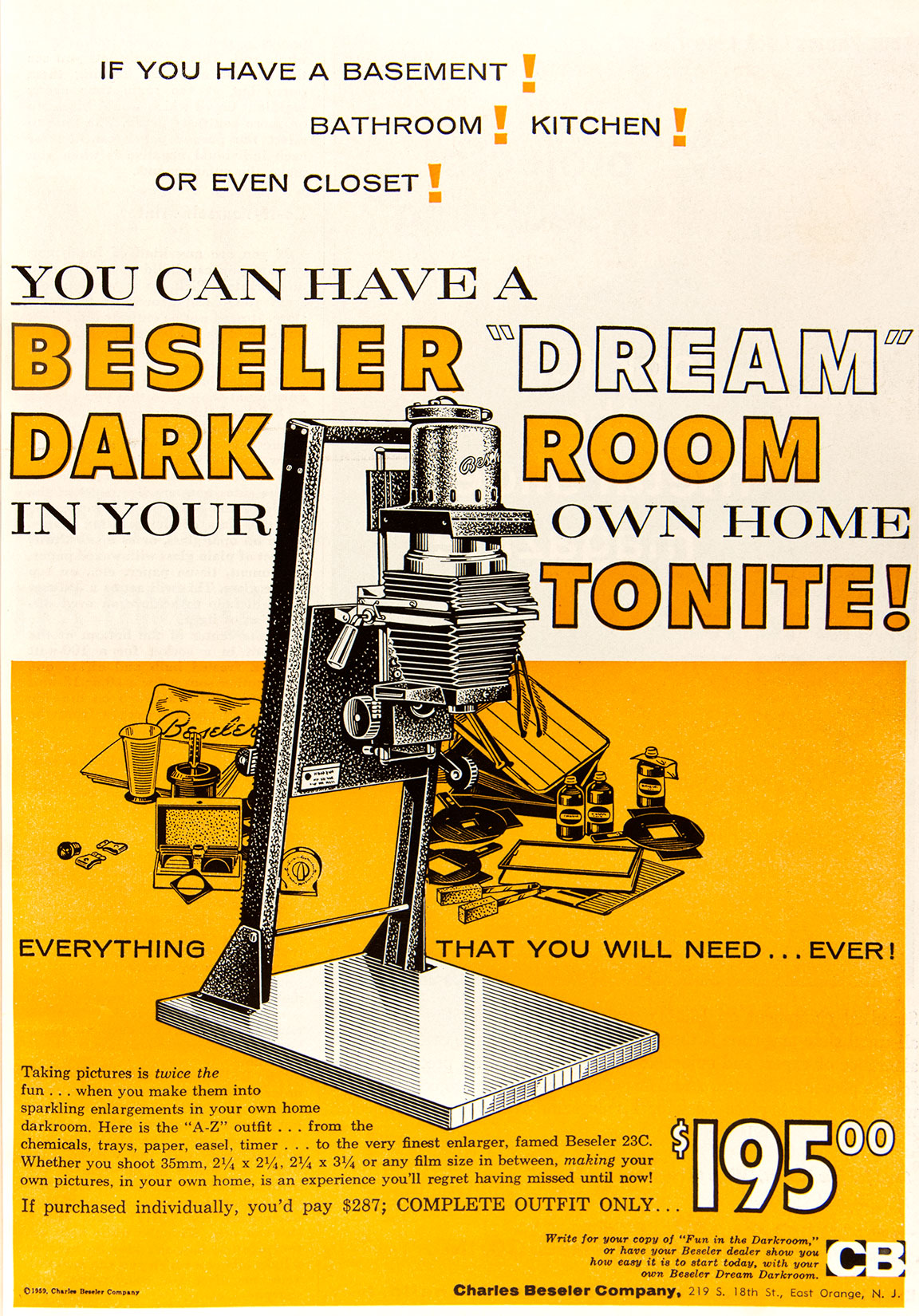 Vintage Photo Ads: Beseler – Vintage Camera Digest