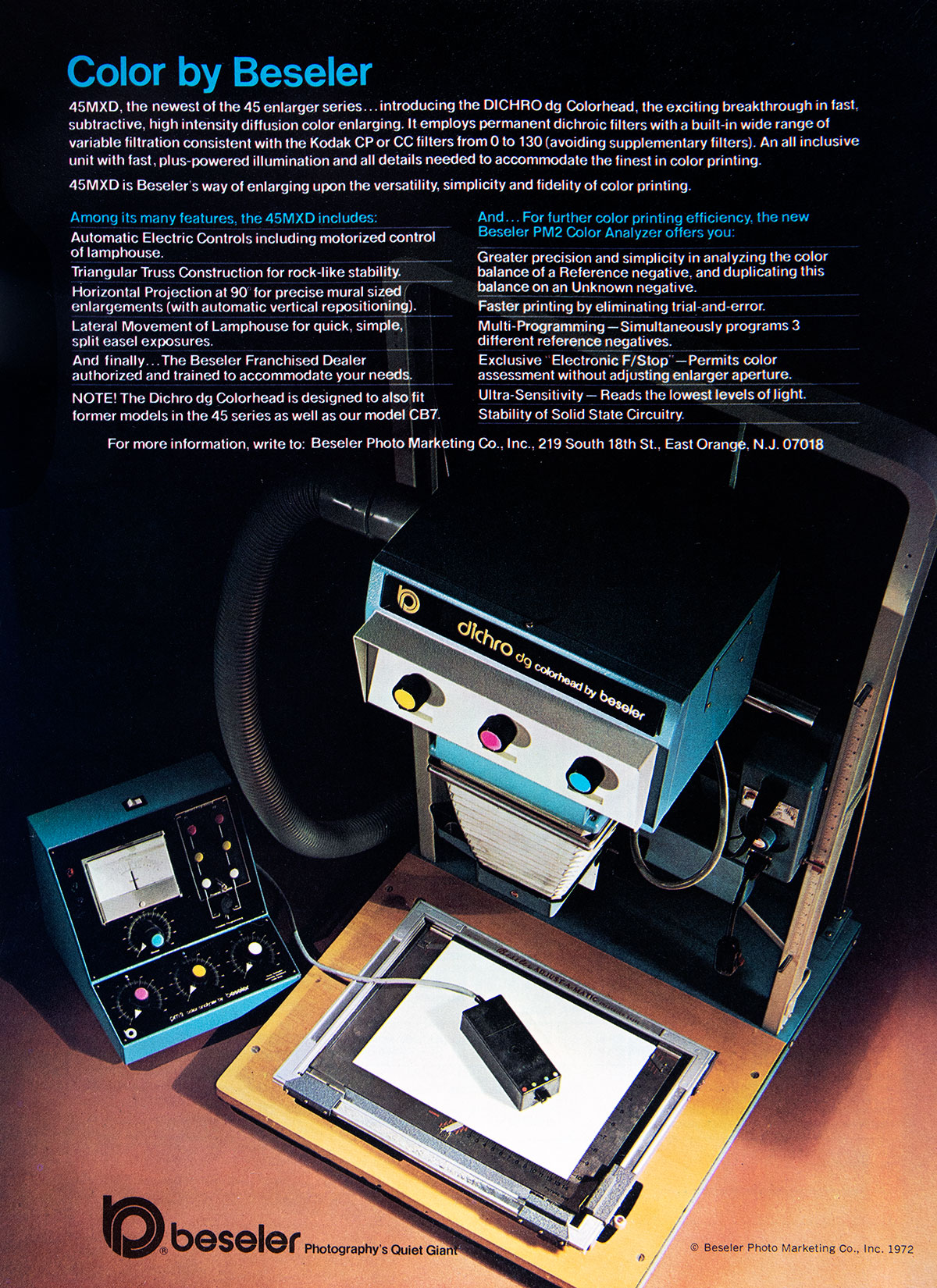 Vintage Photo Ads: Beseler – Vintage Camera Digest