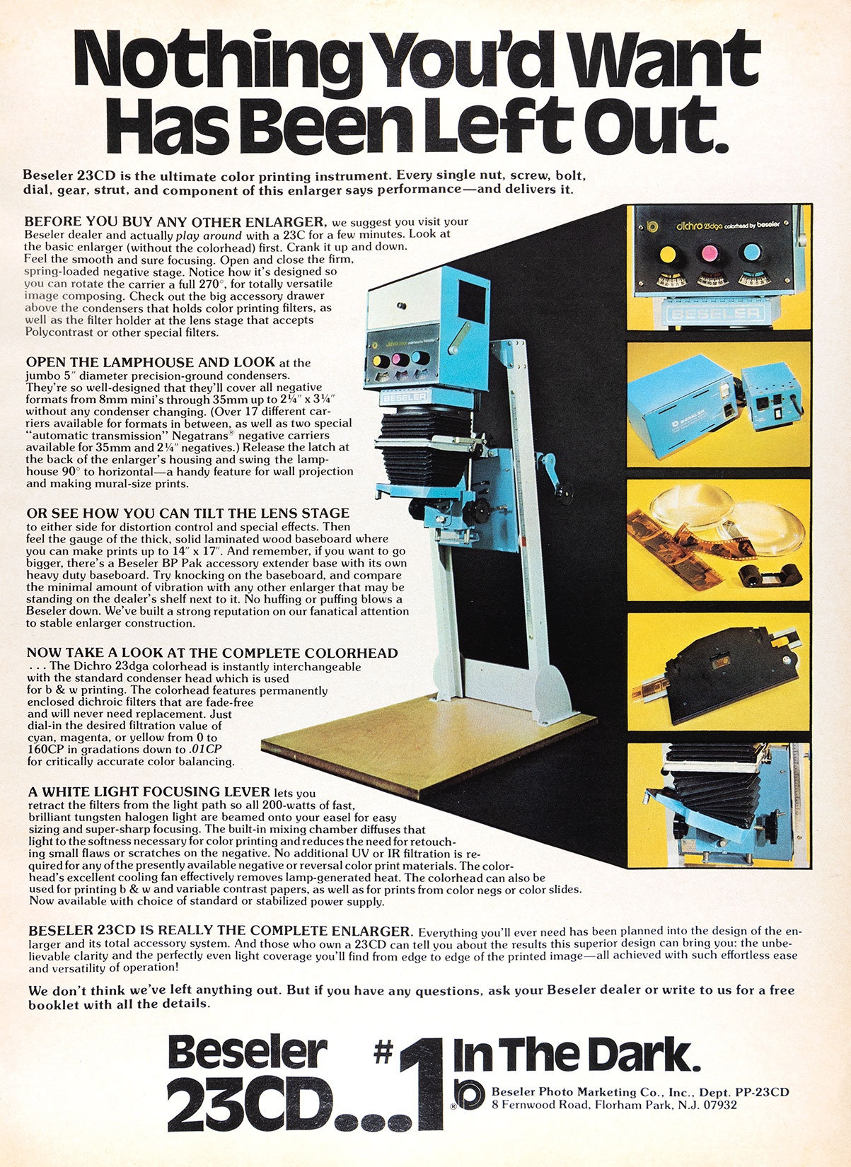 Vintage Photo Ads: Beseler – Vintage Camera Digest