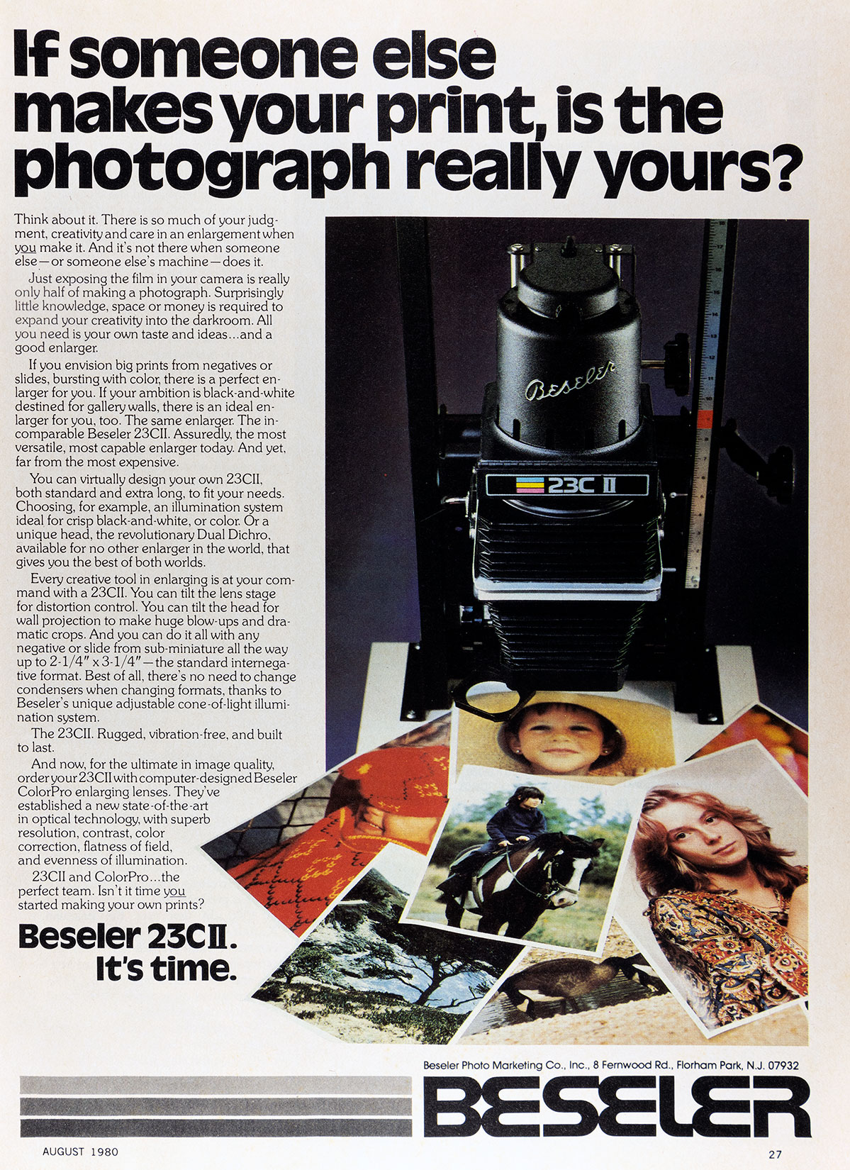 Vintage Photo Ads: Beseler – Vintage Camera Digest