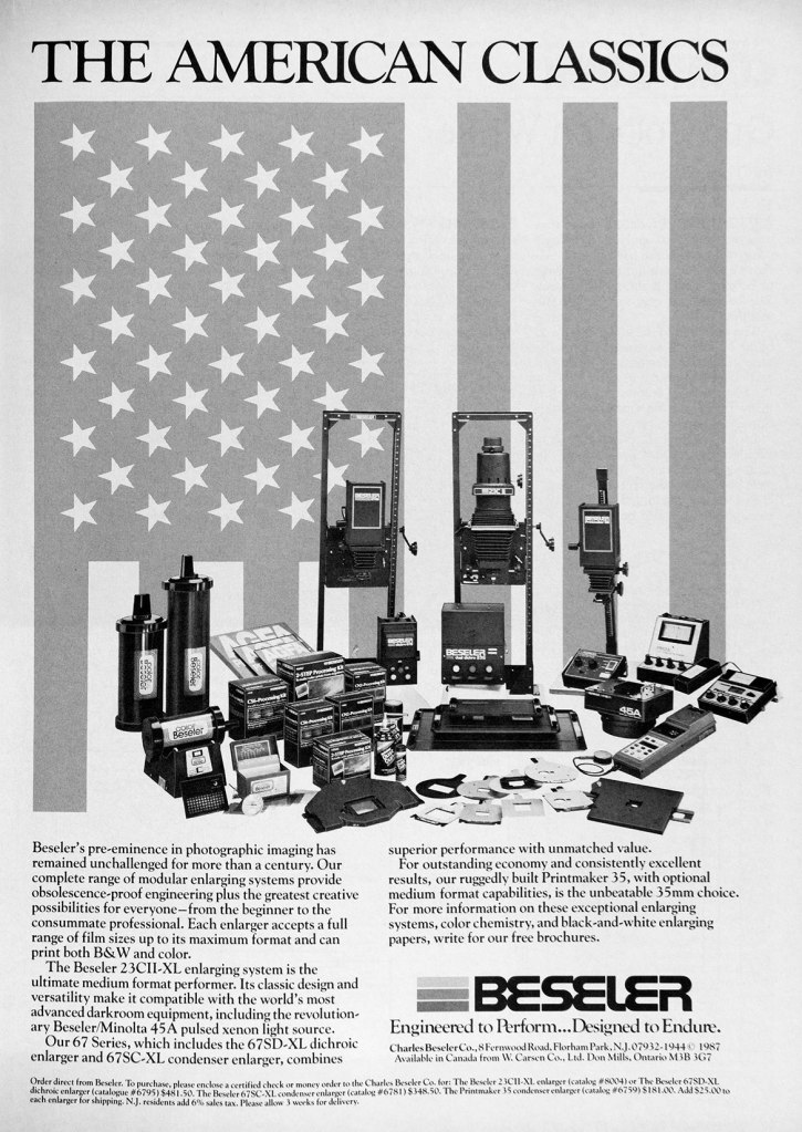 Vintage Photo Ads: Beseler – Vintage Camera Digest