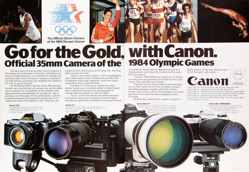Vintage Photo Ads: Canon 1980s – Vintage Camera Digest