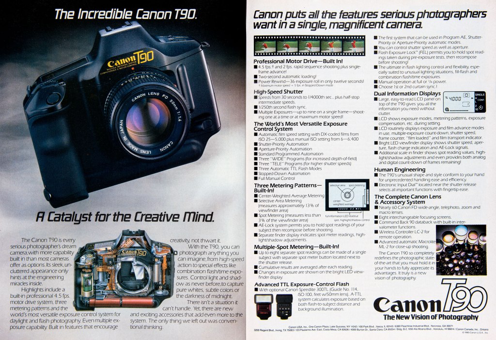 Vintage Photo Ads: Canon 1980s – Vintage Camera Digest