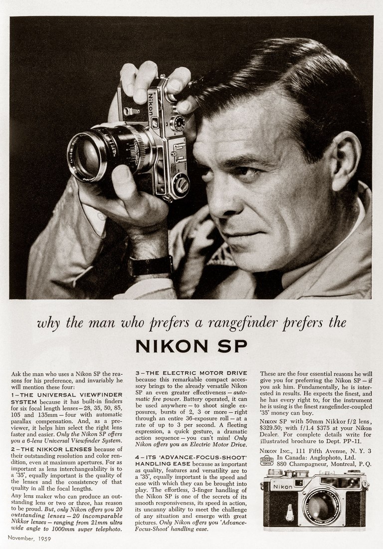 Vintage Photo Ads: Nikon 1950s-60s – Vintage Camera Digest