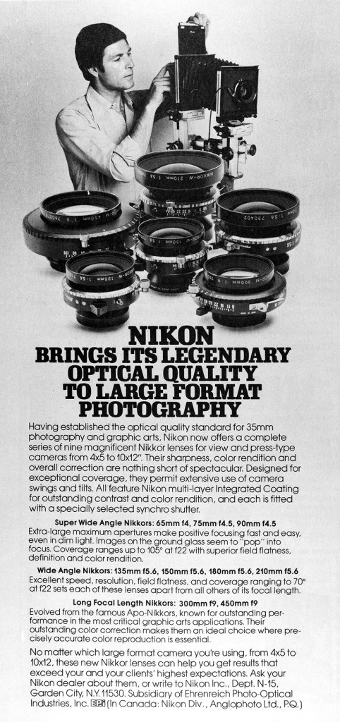 Vintage Photo Ads: Nikon 1970s-80s – Vintage Camera Digest