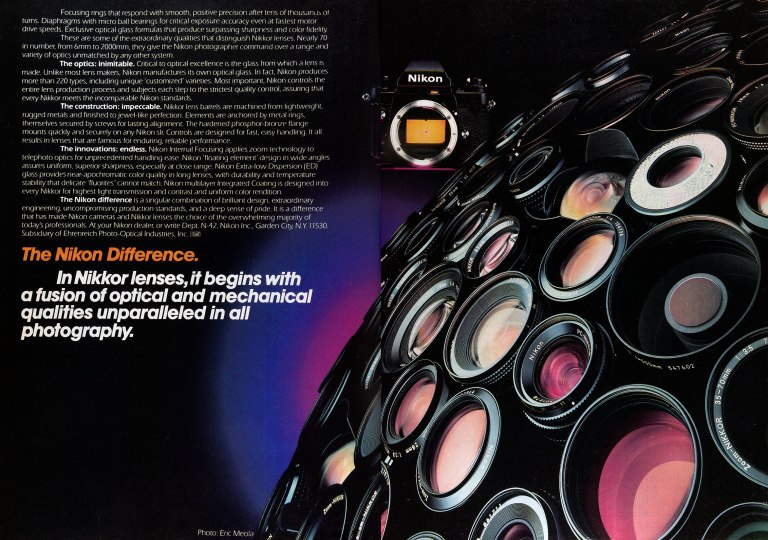 Vintage Photo Ads: Nikon 1970s-80s – Vintage Camera Digest