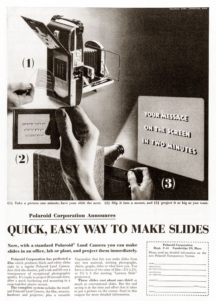 Vintage Photo Ads: Polaroid – Vintage Camera Digest